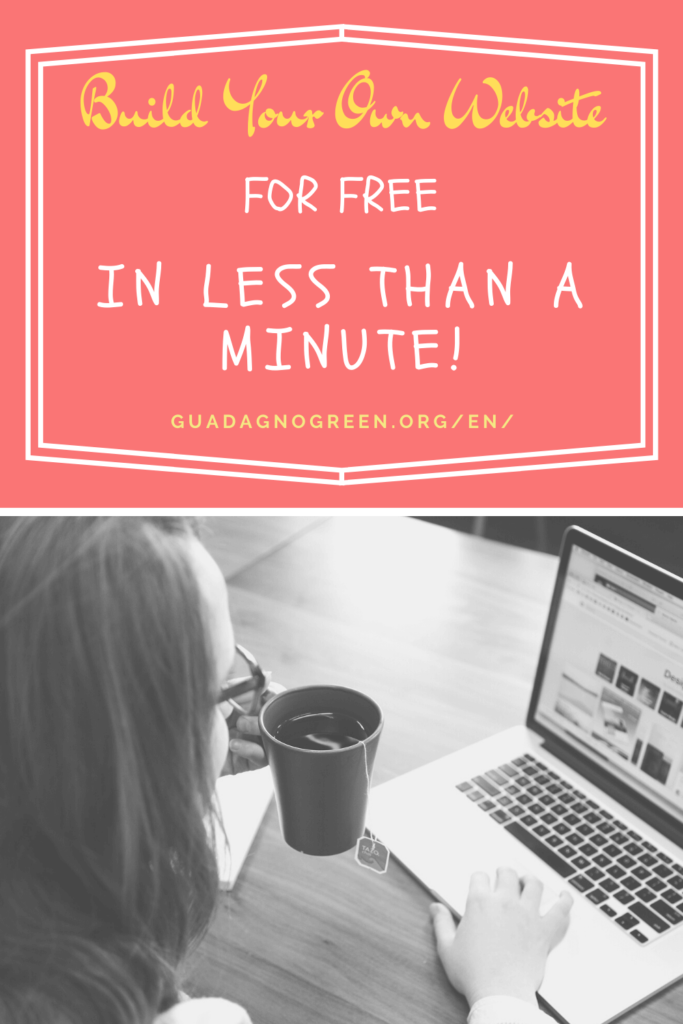 How to Build a Website for Free in 4 Clicks | Guadagno Green