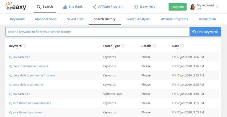 Jaaxy Seo and Keyword Research Tool Review | Guadagno Green