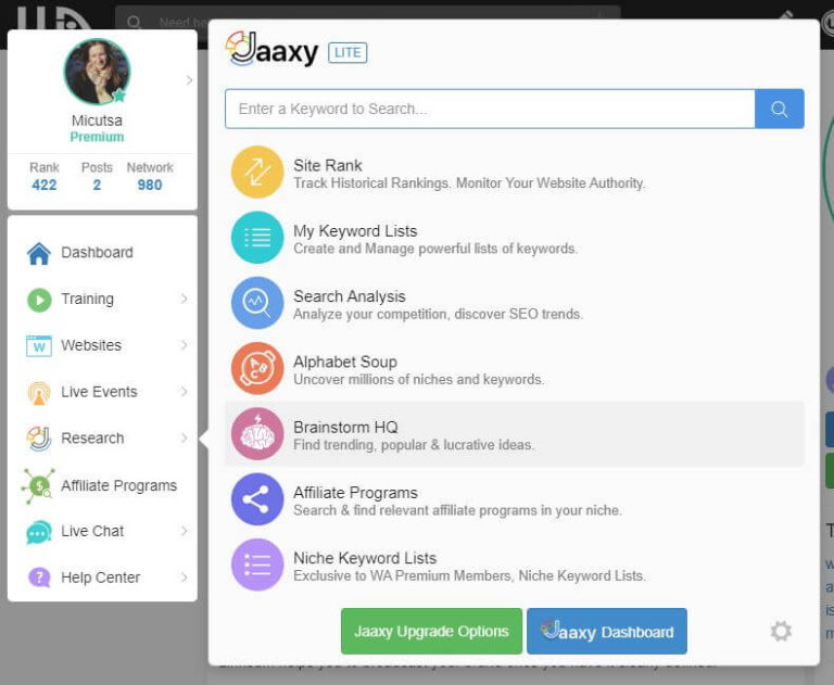 Jaaxy Seo and Keyword Research Tool Review | Guadagno Green