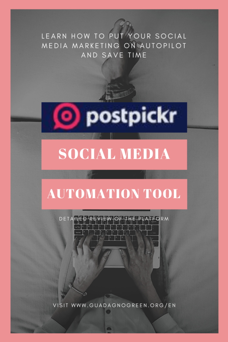 How to Automate Social Media Posts - PostPickr Review | Guadagno Green